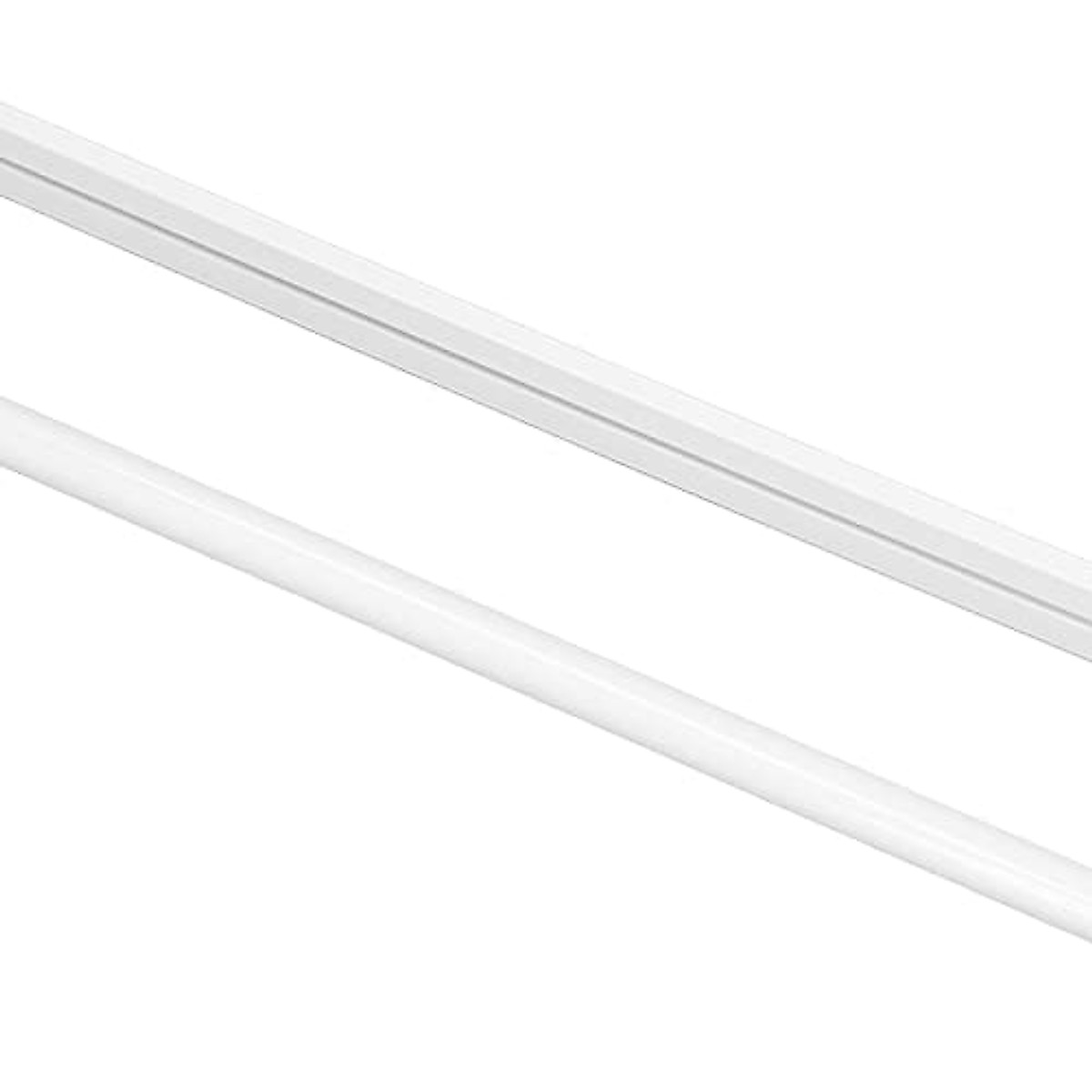 Double Rod Towel Rack,Otufan12.5x40cm/4.9x15.7 Space Aluminum Double Rod Perforated Bathroom Accessories Towel Rack Towel Hook Bathroom Accessories for Family Bathroom Hotel Toilet