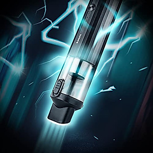 Owleys Cordless Car Vacuum Cleaner - 16000PA Powerful Suction - Rechargeable Vacuum Cleaner for Car - Handheld Vacuum Cleaner for a Vehicle - Portable High Power Vacuum for Home, Car