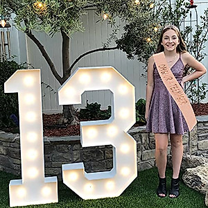 13th Birthday Decorations for Girls,13th Birthday Sash,Crown,Balloons,Candles,Cake Toppers.13th Birthday Crown Set for Girls