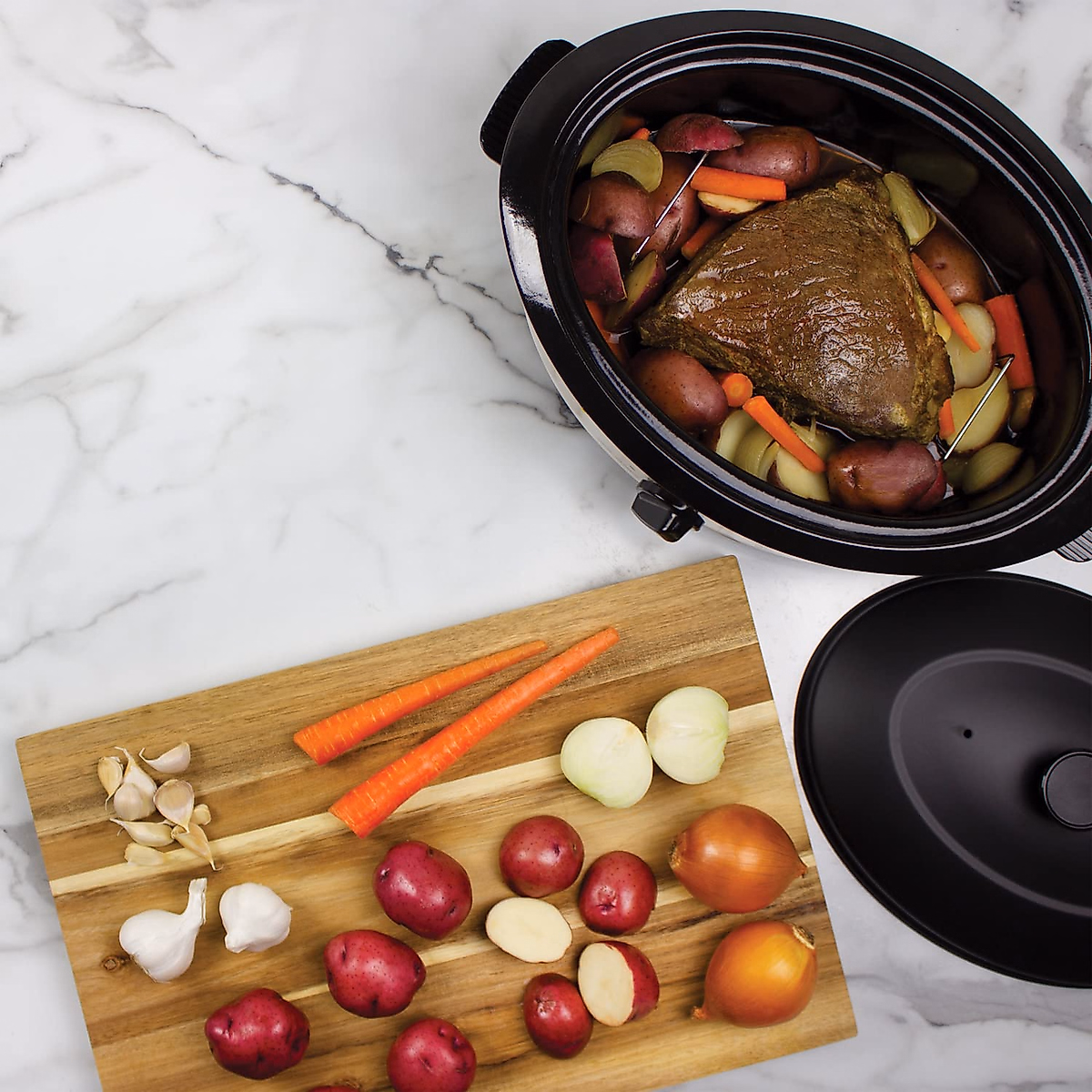 NESCO 4816-25 Electric Roaster, standard, Silver