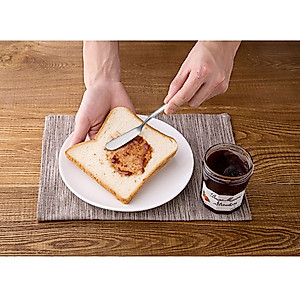 Xowine Stainless Steel Butter Knife Set of 12, Spreader Knives