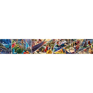 Ceaco - Disney's 100th Anniversary - Thomas Kinkade - 100th Anniversary Collage - 2000 Piece Jigsaw Puzzle, 38 x 26