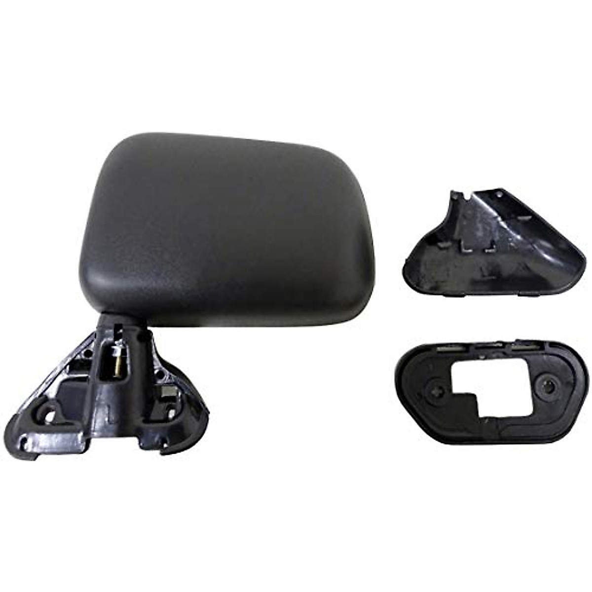 Dorman 955-214 Driver Side Manual Door Mirror - Folding Compatible with Select Toyota Models, Black
