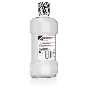 Listerine, Zero Alcohol Mouthwash 24hour Relief for Painful Tooth Sensitivity, fresh mint, 16.9 Fl Oz