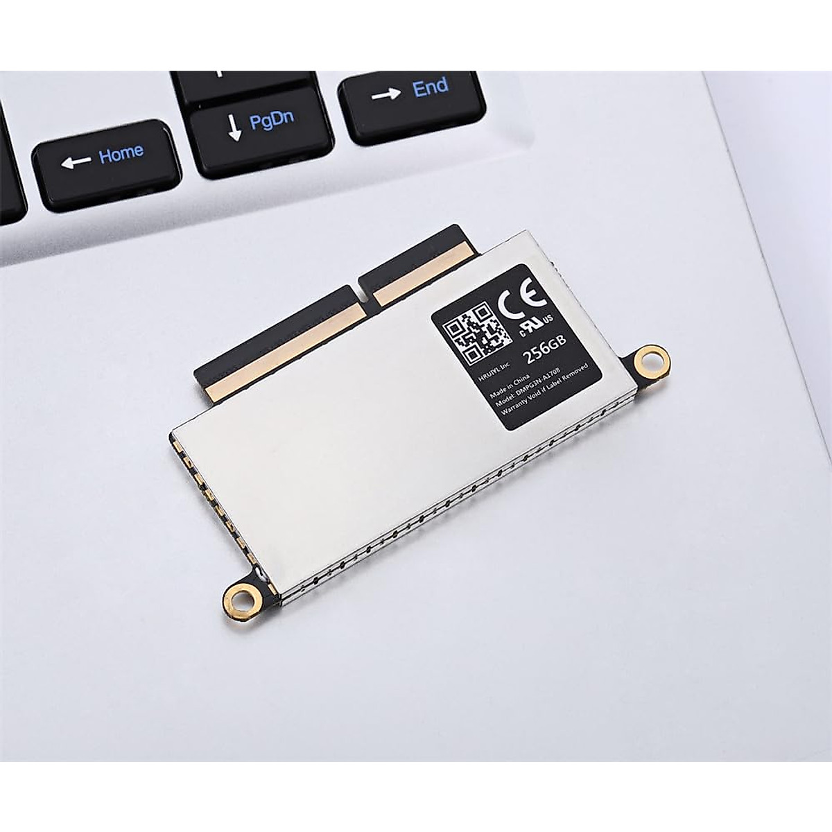 HRUIYL 256GB NVMe PCle SSD 3D TLC Flash Hard Drive with Tools for Upgrade 2016 2017 13'' MacBook PRO A1708