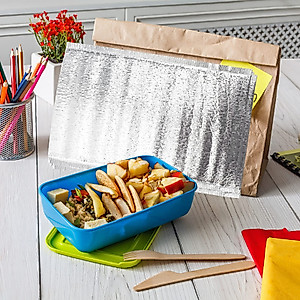 Hemoton 40 pcs Thermal Insulated Bubble Mailers Disposable Insulation Shipping Bags Thermal Box Liners Thermal Padded Envelopes Insulation Bag for Food Fruit Take- out (20x30CM)