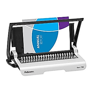 Fellowes Binding Machine Star+ Comb Binding (5006501), 3.1" x 17.7" x 9.8"