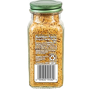 Simply Organic Nutritional Yeast, 1.32oz