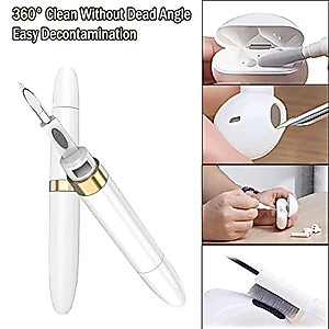 Airpod Cleaner Kit with Airpod Cleaning Putty Multi-Function Bluetooth Earbuds Cleaning Pen 4 in 1 Earbud Cleaning Kit with Soft Brush for Earpods Headset Phone Charging Port Laptop iPhone