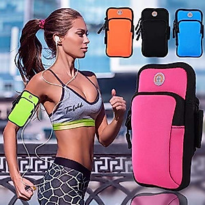 MOVOYEE Running Armband Cell Phone Holder for iPhone 15 14 13 12 11 Pro Max Xs Xr X 10 8 7 6 Plus SE Mini,Galaxy S20 S21 S22 S23 S24 Ultra Note 20 10,Sport Arm Band Sleeve on Run Gym Exercise Workout