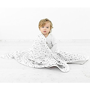 Baby Blanket for Crib or Stroller, Merino Wool Blanket, 40” x 31.5”, Stars