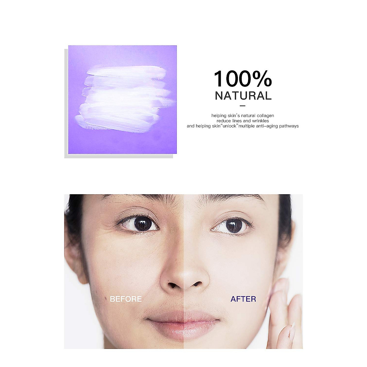 Umran Premium Retinol Cream, Anti-Aging Moisturizer Cream 2.5% for Face and Eye Care, Anti-Wrinkle Essence with Hyaluronic Acid, Day and Night Cream, Vitamin E and Green Tea, 50ml, 1.7 Fl.Oz…