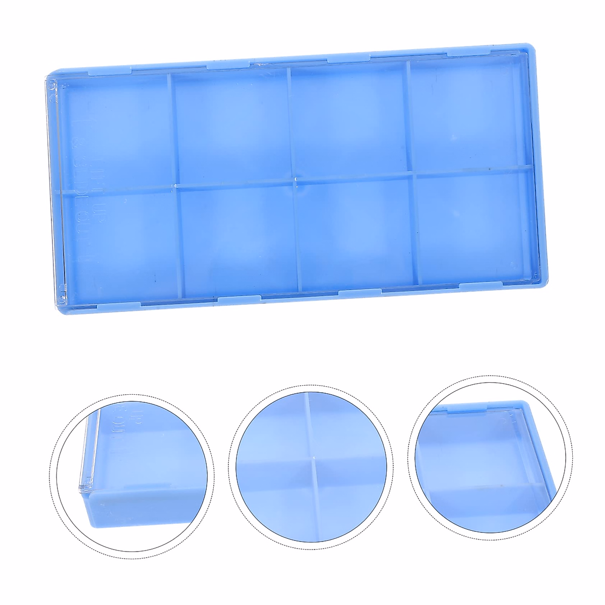 Box Clear Storage Screws Organizers Parts Storage Container Watch Parts Bead Storage containers Jewelry Organizer Tray Nail Art Supplies Screws case Compartment Plastic Components
