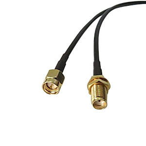 StyleZ 10FT WiFi Antenna Extension Cable SMA Male to SMA Female RF Connector Adapter RG174