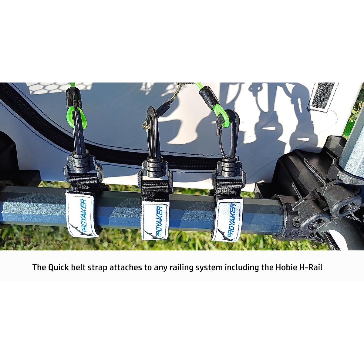 PROYAKER Heavy Duty Tackle and Gear Fishing Rod Quick Connect Buckle (2 Extra Proyaker HD Buckles)