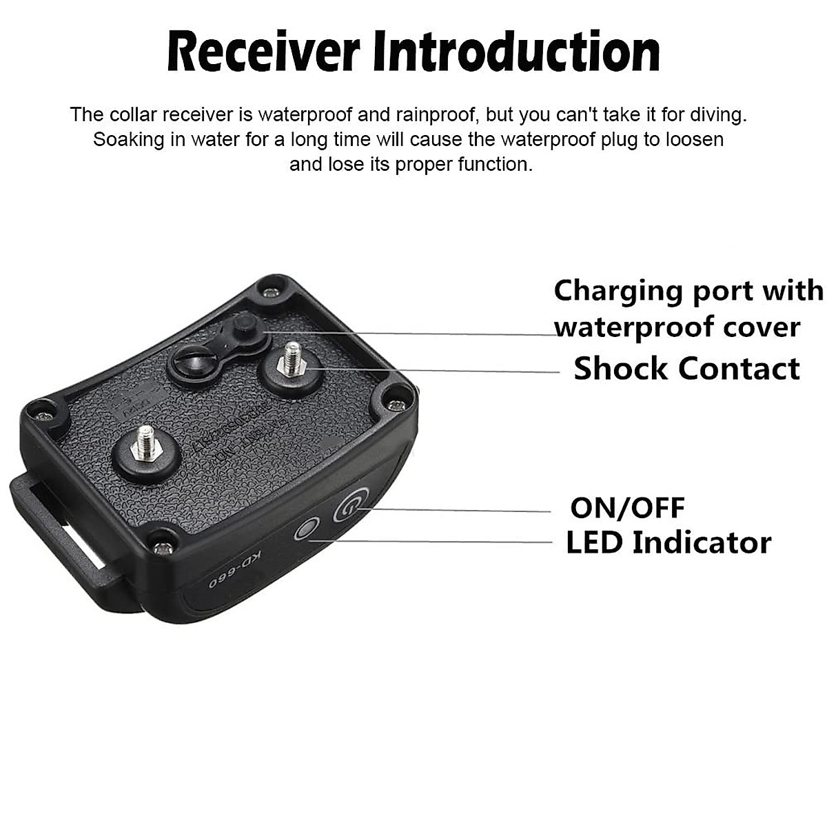 HEXIEDEN Wired Electric Dog Fence,In-ground Pet Safe Containment System,Covers up to 1.2 Acre,650 Ft Wire,Waterproof/Rechargeable Training Collar,Shock/Tone Correction,for 1 2 3 Dog,for3dogs