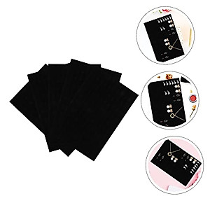 Zerodeko 15 Pcs Jewelry Box Championship Ring Display Case Foam Insert Pads Foam Earring Holder Jewelry Display Pad Jewelry Insert Display Mat Jewelry Tray Sponge Storage Organizer Travel