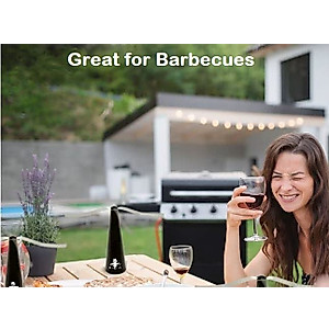 Portable Scarecrow - Flying Pest Repellant Fan (Black) * 1 Scarecrow Per Order *