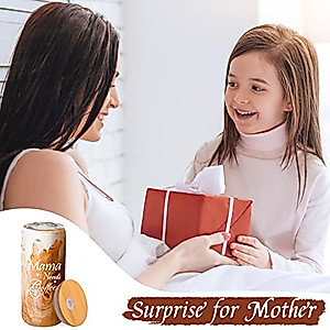 WAVEWISE Gifts for Mom from Daughter, Son, Kids - 20 Oz Drinking Can Glass Iced Coffee Cup with Lid and Straw - Mama Needs Coffee - Birthday Presents for Mom, Mother, Wife, New Mom, Mother In Law