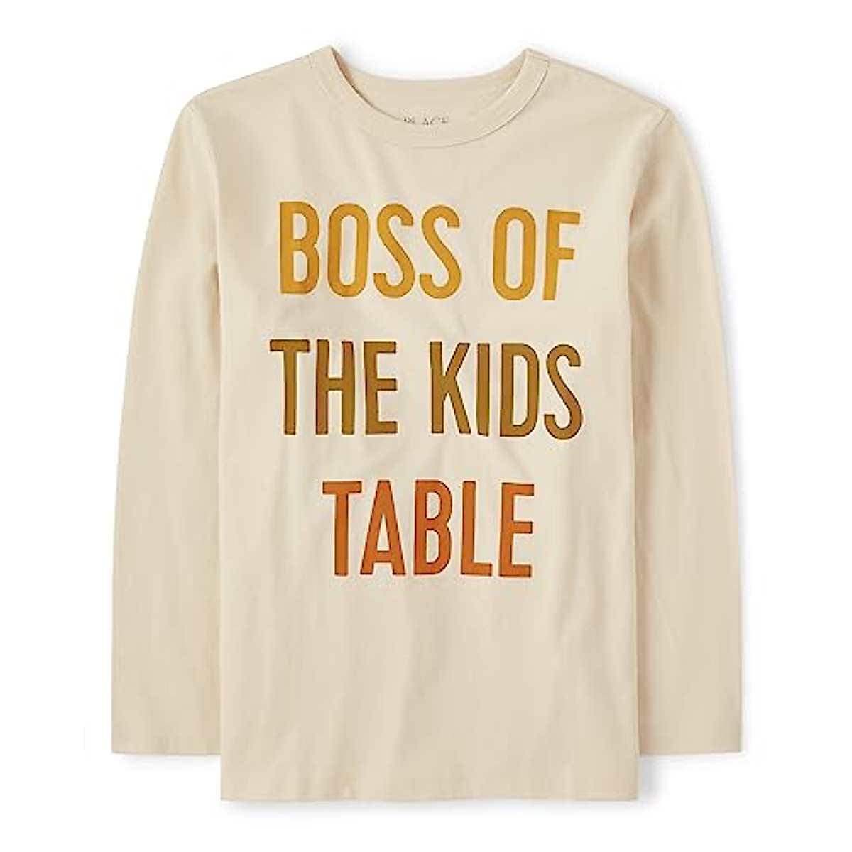 The Children's Place Boys All Holidays Long Sleeve Graphic T-Shirts Thanksgiving Boss X-Large