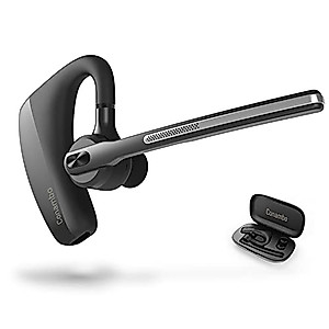 Conambo K10C Bluetooth Headset V5.1, Bluetooth Earpiece with CVC8.0 Dual Mic Noise Cancelling Handsfree Headset 16h Talk Time Wireless Headset for iPhone Android Cellphones Trucker Driver Office Work