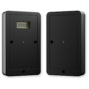 People Counter with Display - Bi-Directional Customer Counter Completely Wireless & Battery Operated - Accurate Automatic Door Counter for Retail & Other Applications - Easy to Use Person Counter