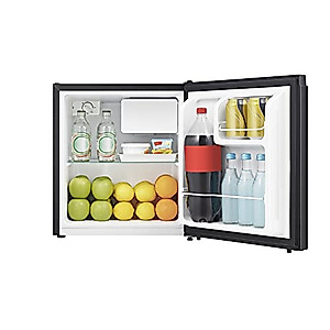 GOVIDA COOLHOME 1.6 Cu. ft. Single Door Mini Fridge, Black