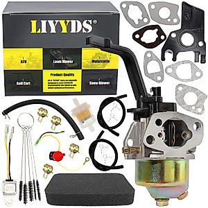 LIYYDS Carburetor Kit Compatible with Powerhorse 208CC 6HP 6.5HP 7HP EZ-PH45749-CA 3000 PSI Power Pressure Washer 157711 166111 1577110 157711C.1 2.5GPM 1800 2200 3100 4000 Watt Generator
