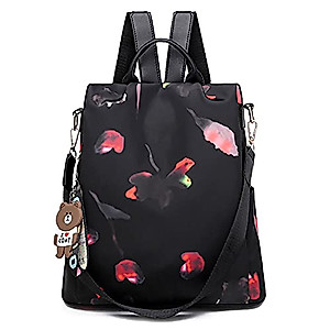 Freie Liebe Anti-theft Backpack Nylon BackPacks Handbags for Women School Travel Rucksack Lightweight Shoulder Bags