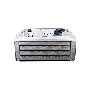 Comfort Hot Tubs - Hot Tub Spa - Seats 5-6 People - 51 Jets – Roll Cover, Water Fountains, Ozonator, LED Lights, Headrests, and More