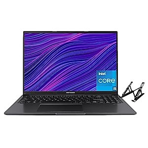 ASUS Newest 16 inch WUXGA Laptop, 12th Gen Intel Core i5 1235U Processor, 10-Cores, 16GB RAM, 1TB PCIe SSD, 180 ° Hinge, HDMI, Windows 11 Home, Black