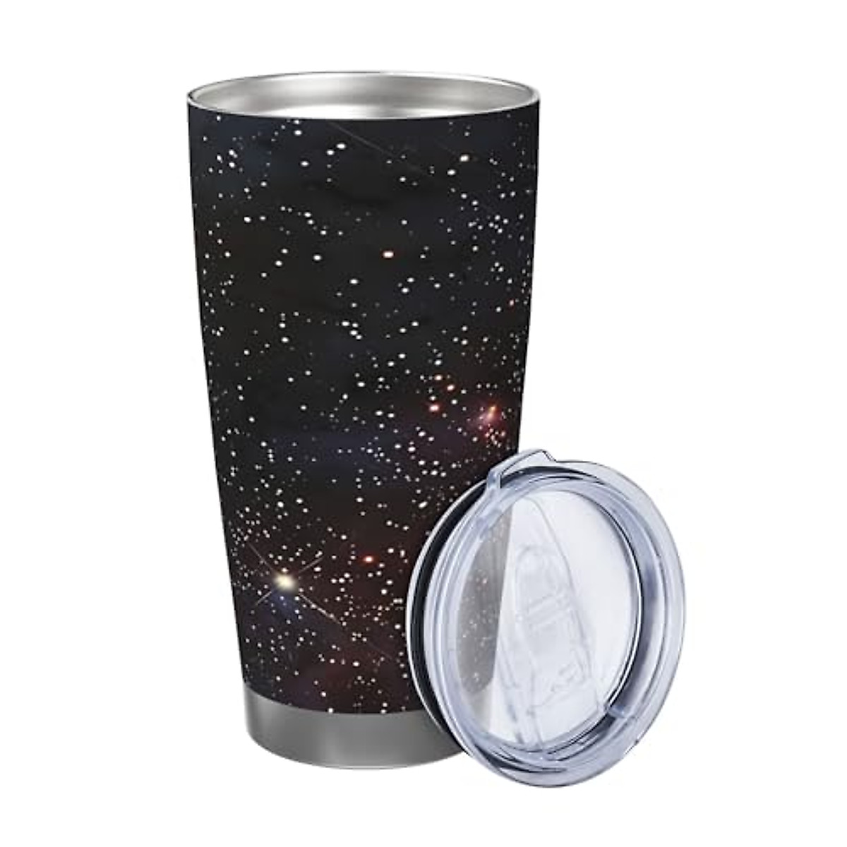 AYCZN Space Stars 20 OZ Tumbler Stainless Steel Travel Coffee Mug, Galaxy Planet Insulated Water Bottle with Lid and 2 StrawsLeakproof Thermal Cup