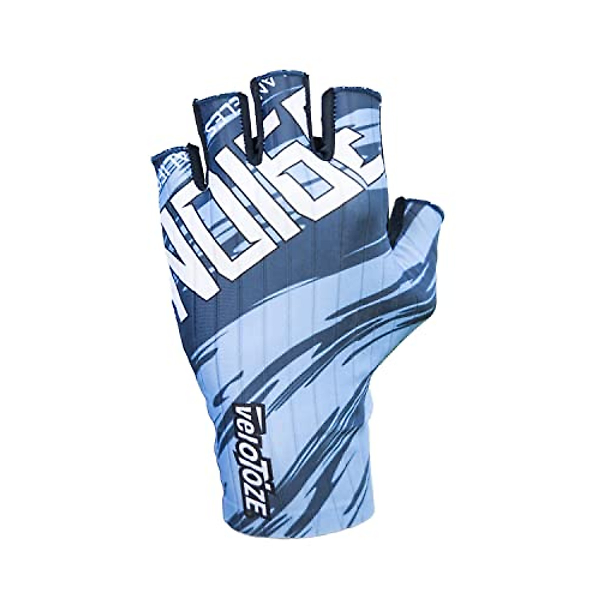 veloToze Aero Cycling Gloves Gel Padded Palm for Comfort - Aero Fabric Reduces Drag - Gloves for Men and Women’s Bike Racing (Black, Large)