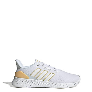 adidas Women's Puremotion SE Running Shoes White/White/Goldmet 6.5