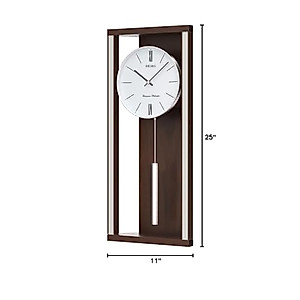 Seiko Modern & Sophisticated Wall Clock with Pendulum and Dual Chimes