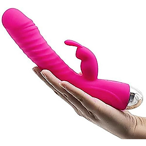 2024Rabbit Vibrator Sex Toys for Women, Clitoral Vibrating G Spot Vibrators 8 Modes, Waterproof Adult Toys Stimulator for Female & Couples