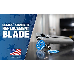 Southwire Tools B-102 Seatek RS/RF Standard Blade; Replacement Blade for All Roto-Split and Roto-Flex Models; for Use On Steel Casing and #10; Two Pack; Blue; Proudly Made in America
