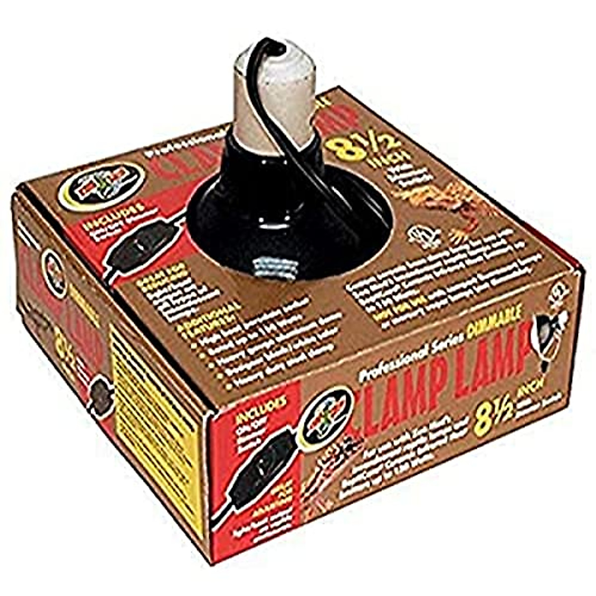 Zoo Med Dimmable Clamp Lamp with Dimmer Switch (8.5)