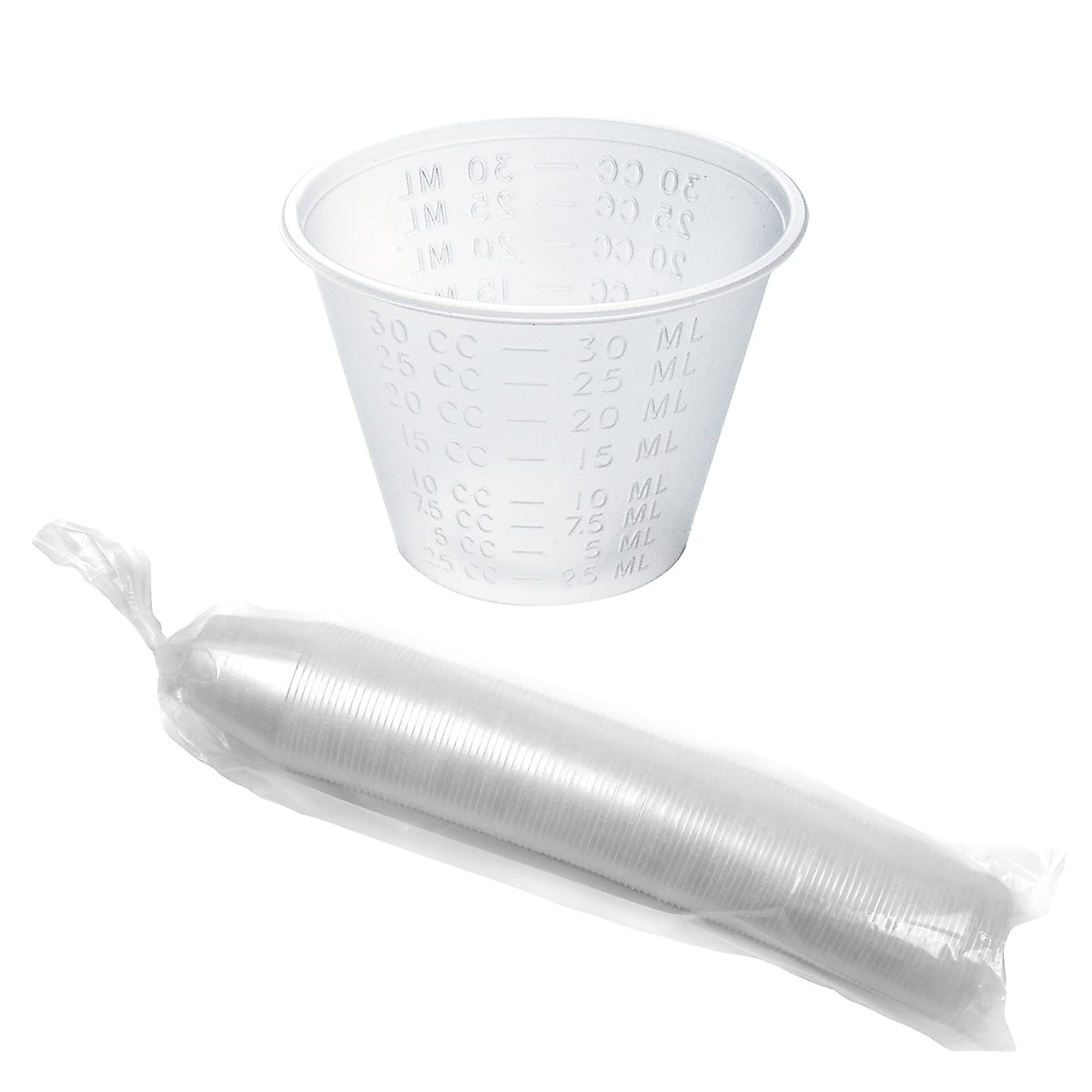 Dynarex 4258 Medicine Cup (Polyethylene) 100 Count, Clear
