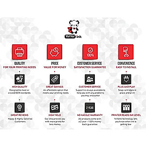 YoYoInk Remanufactured HP 62XL Ink Cartridge Combo Pack Replacement for HP 62 Black Color Ink Cartridges (1 Black, 1 Color; 2 Pack) To Use With HP Envy 5660 5540 7640 7645 5643 Officejet 5745 5740 200