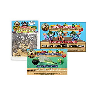 Nature's Good Guys General Predator Garden Pack 1,500 Ladybugs Plus 1,000 Lacewing Eggs Plus 5 Million Hb/Sc/Sf Nematodes