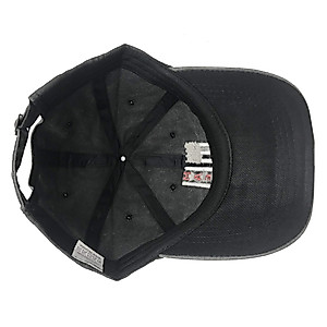 Unisex Make America MAGA Great Again Vintage Adjustable Baseball Cap Denim Dad Hat (One Size, Embroidered Black)