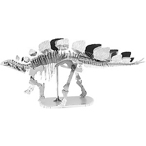 Metal Earth Fascinations 3D Metal Model Kits Set of 4 Dinosaurs - T-Rex, Stegosaurus, Triceratops and Pteranodon