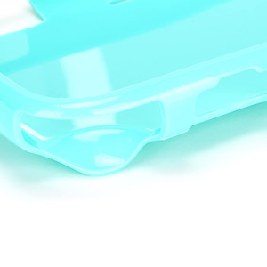 Shanrya Game Console, Portable Comfortable Anti Fingerprint TPU Sleeve Half Packed Precise Cutou for Switch Lite(Turquoise)