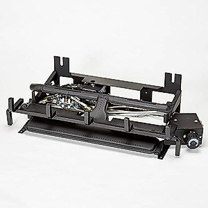 Duluth Forge DLS-24T-1 Dual Fuel Ventless Fireplace Logs Set with Thermostat, Use with Natural Gas or Liquid Propane, 33000 BTU, Heats up to 1100 Sq. Ft, Split Red Oak, 24 Inches