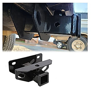 Class 3 Trailer Hitch & Cover Kit Fits 2003-2019 Dodge Ram 1500 & 2003-2013 Ram 2500 & 2003-2012 Ram 3500 2 inch Rear Receiver Hitch Tow Towing Trailer Hitch Combo Kit with One Year Warranty