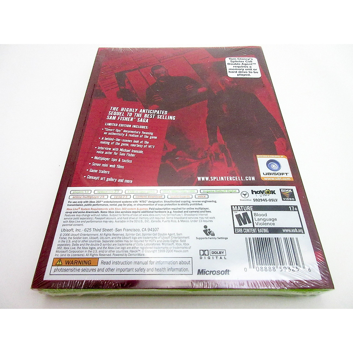 Tom Clancy's Splinter Cell: Double Agent (Limited Edition)