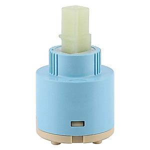 Tbest Ceramic Cartridge for Fapully Faucet,Ceramic Cartridge,35Mm Ceramic Cartridge Faucet 35Mm Ceramic Cartridge Water Mixer Tap Inner Control Faucet Valve Abs Blue Practical(35mm Diameter)