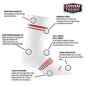 Darn Tough Vermont Element Crew Lightweight Merino with Cushion Violet SM (US 4.5-7)