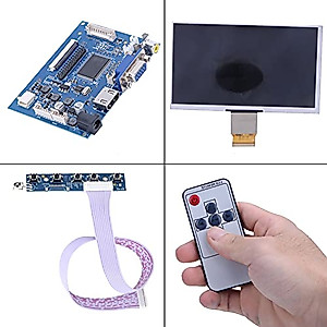 TFT LCD Display HDMI VGA Monitor Screen Kit 7 Inch 1024 X 600 Compatible Raspberry Pi 3/2